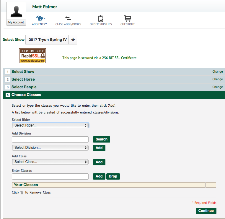 How to Create an Online Entry – ShowGroundsOnline