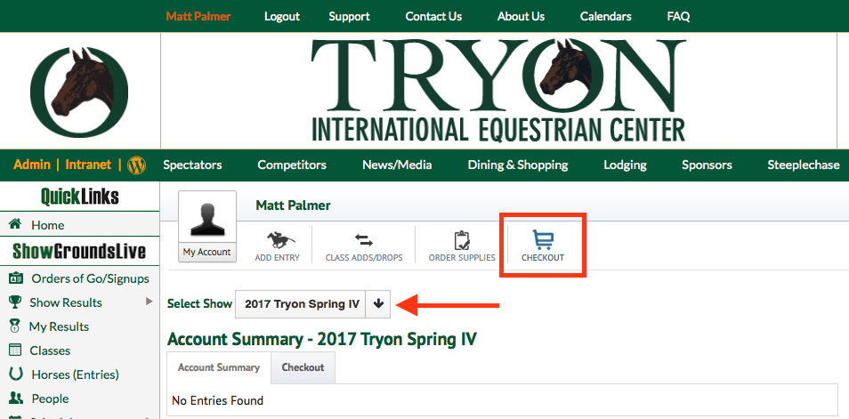 How to Create an Online Entry – ShowGroundsOnline